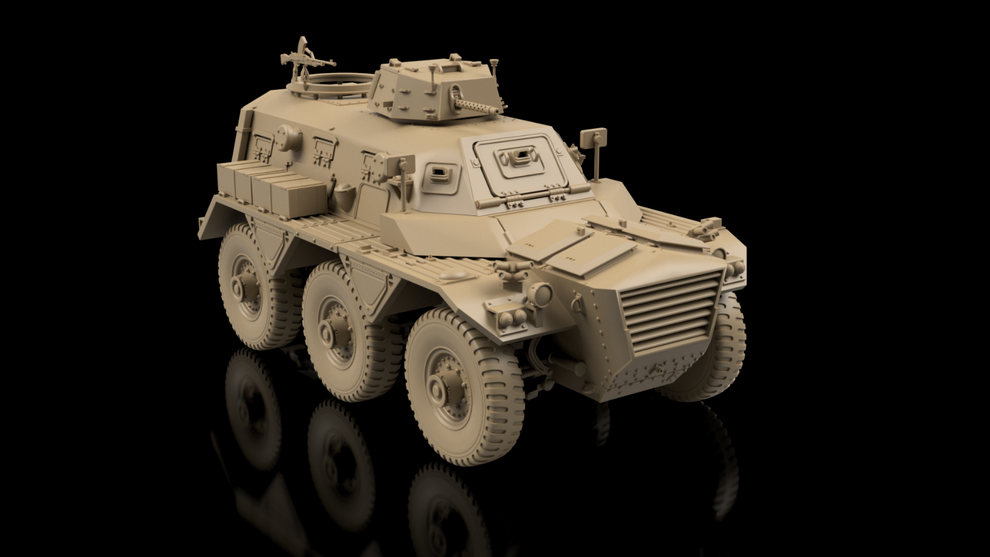 British Post War FV603 Saracen. Painted Resin Model – 3D PAINTED MINIATURES